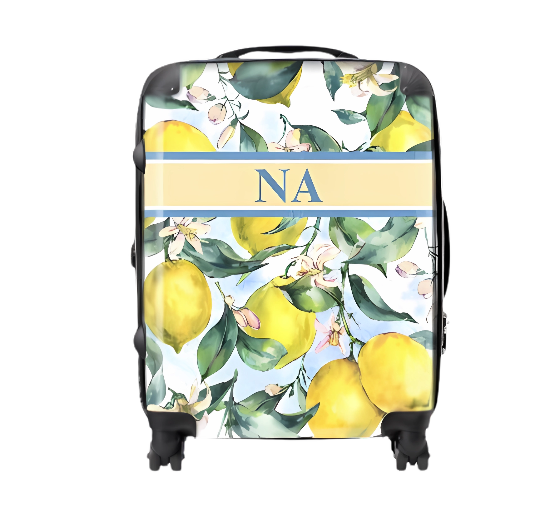Personalized Lemons Luggage | Custom Suitcase | 2Seasons