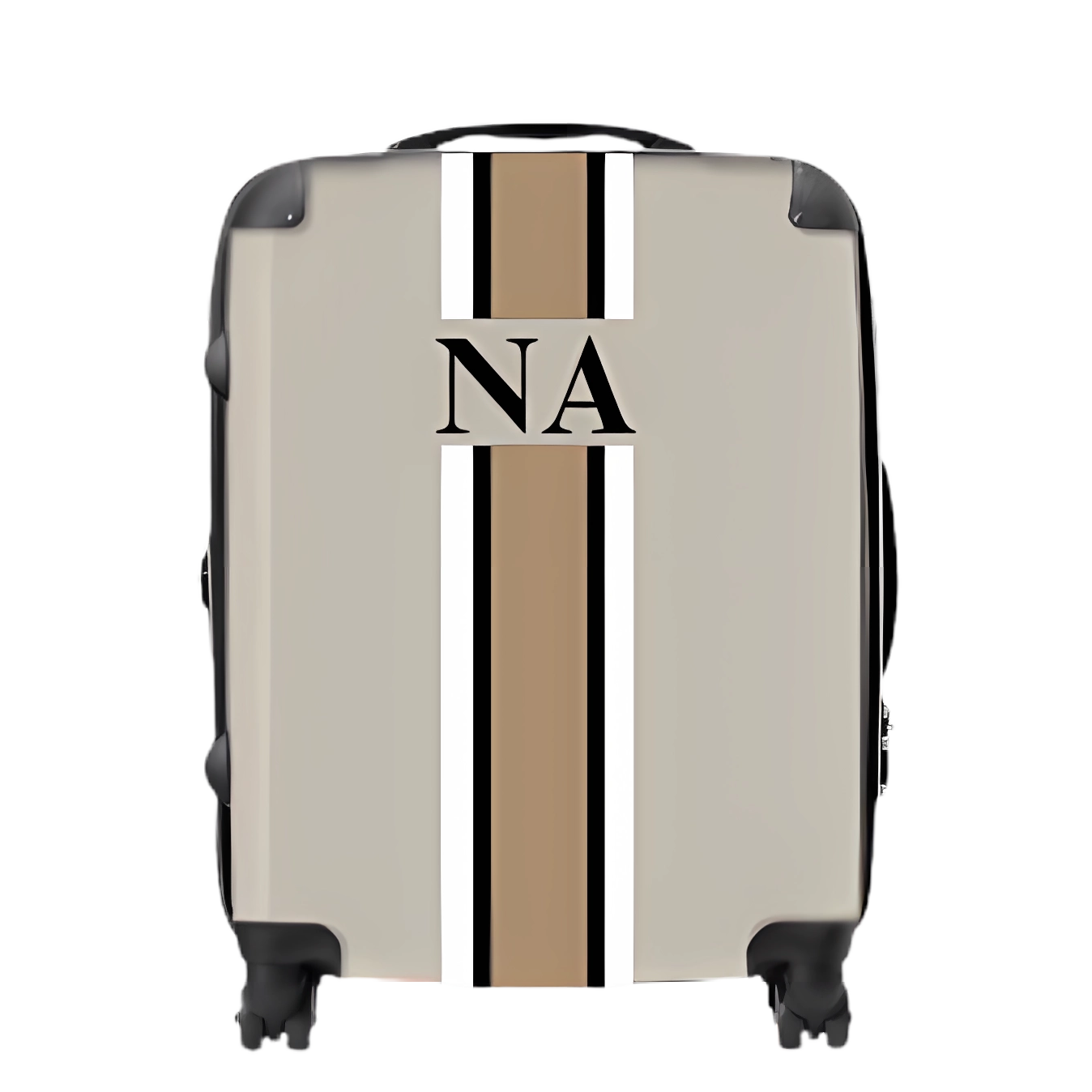 Personalized Brown Luggage | Custom Hard Shell Suitcase | 2Seasons
